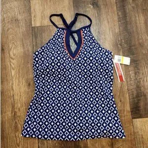 Jantzen | Swim | Jantzen Sport Keyhole Racerback Tankini Swim Top ...